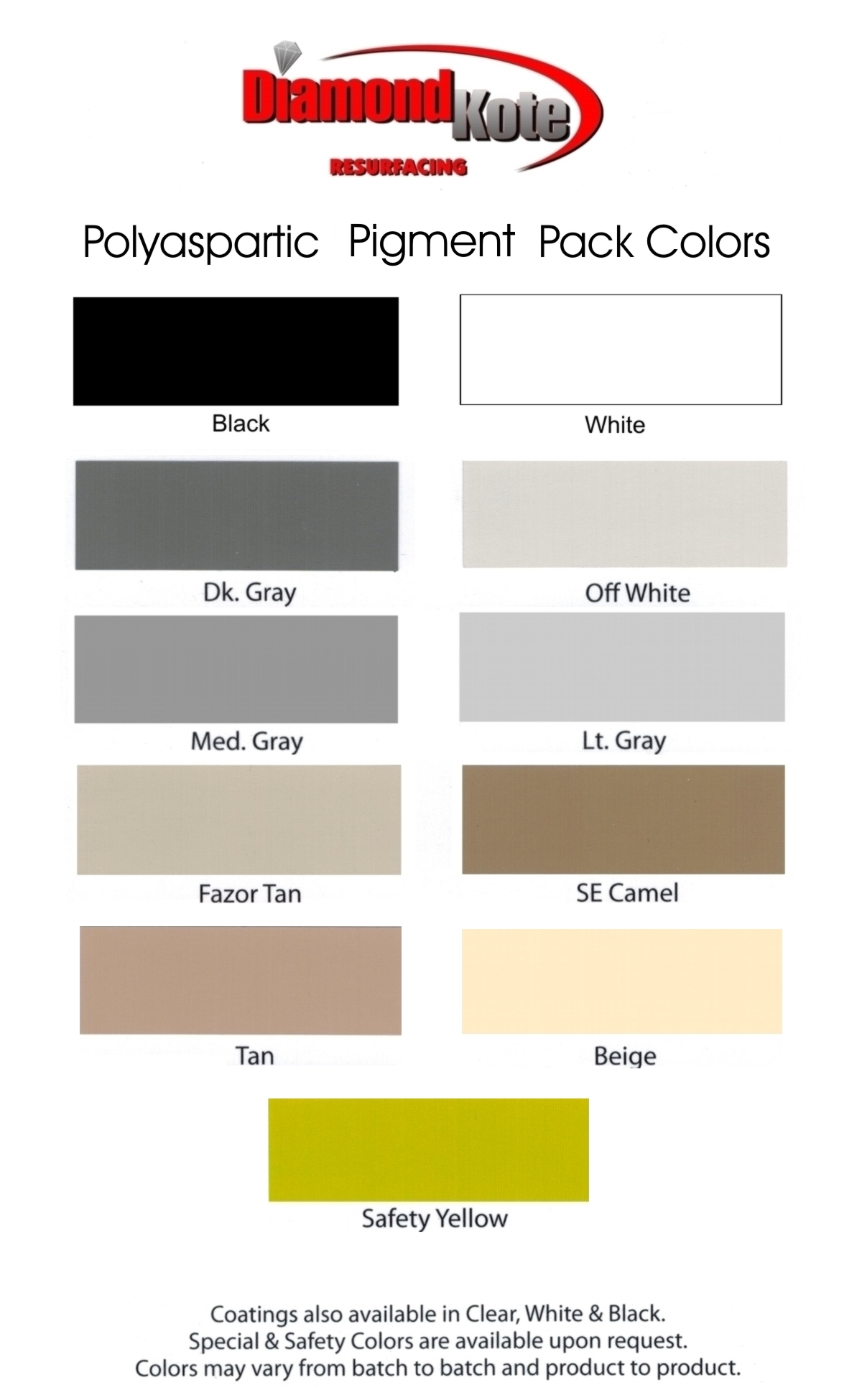Concrete Flooring Color Charts and Patterns | Custom Concrete Solutions